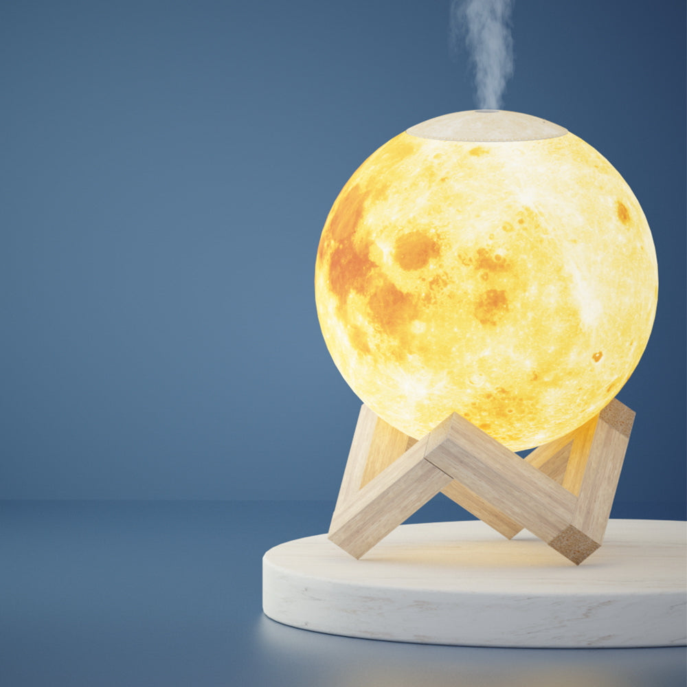 Devanti Aroma Diffuser LED Moon Lamp 880ml – Aroma Diffusers
